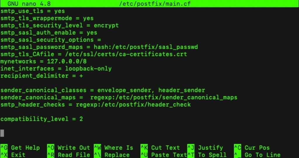 Force The From Address When Using A Postfix Relay Over SMTP - NW Digital